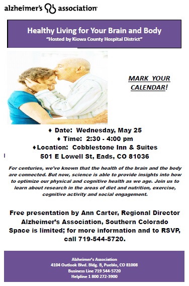 Healthy Living for Your Brain and Body | Kiowa County Press - Eads ...