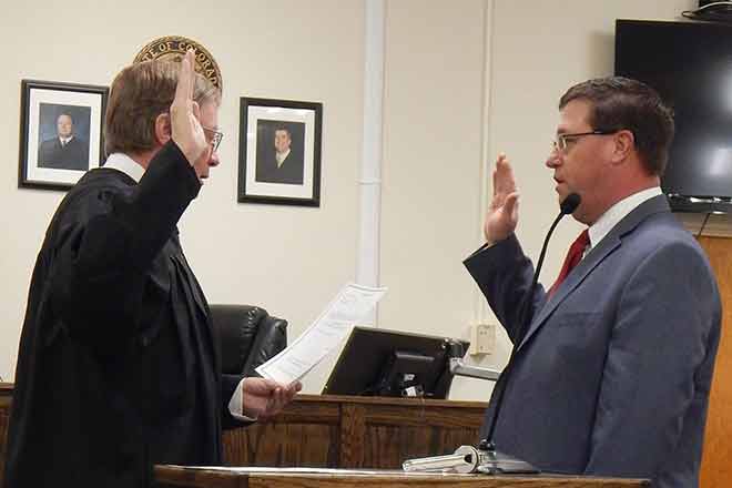 County officials sworn in to office Tuesday (photos) | Kiowa County ...