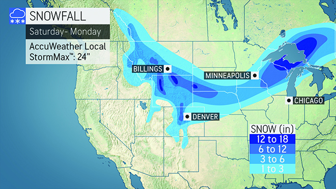 Dramatically colder temperatures and snow expected after warm Saturday ...