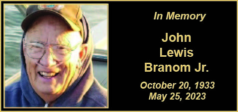 Obituary - John Lewis Branom Jr. | Kiowa County Press - Eads, Colorado ...