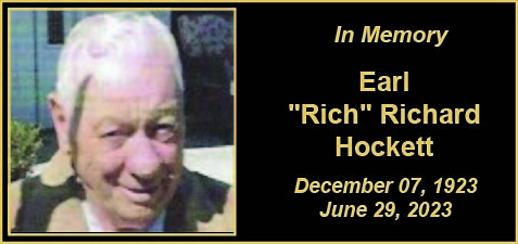 Obituary - Earl ‘Rich’ Richard Hockett | Kiowa County Press - Eads ...