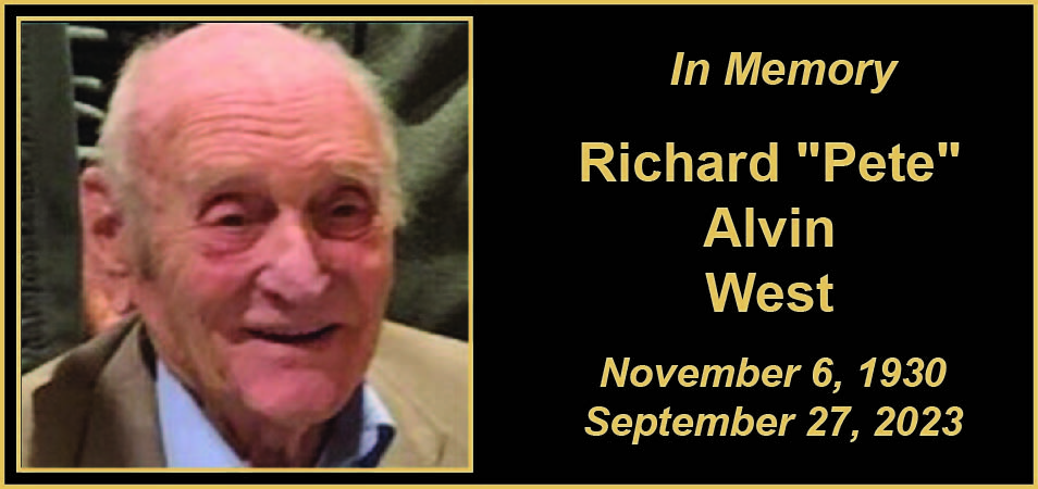 Obituary - Richard ‘Pete’ Alvin West | Kiowa County Press - Eads ...