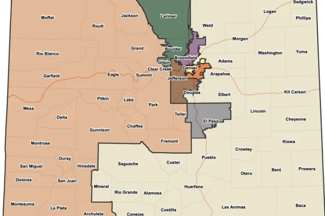 Colorado redistricting commission releases 'starting point ...