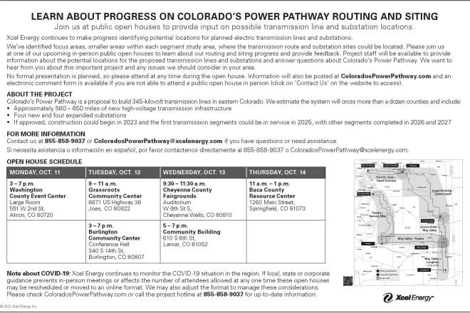 Learn about progress on Colorado's power pathway routing and siting ...