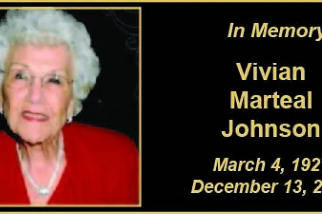 Obituary - Vivian Marteal Johnson | KiowaCountyPress.net